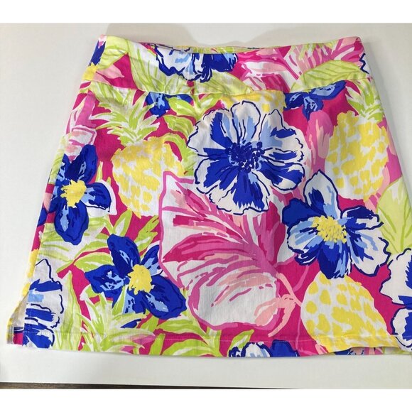 Rafaella | Shorts | Womens Rafaella Skort Cosmo Pink Floral White Blue ...